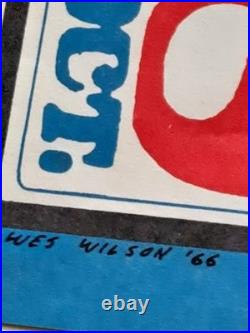 1966 Bill Graham’s Filmore West Concert Poster Butterfield Blues Band ...