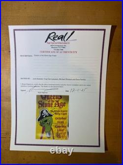 Autographed Queens of the Stone Age concert poster REAL COA | Original ...