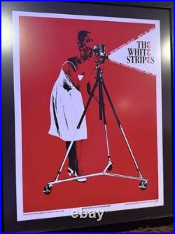 Rob Jones 2003 THE WHITE STRIPES Cleveland, OH S/N Concert Poster 148/ ...