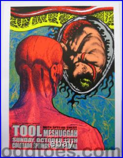 Tool Meshuggah Concert Poster 2002 Colorado | Original Concert Posters