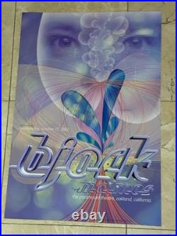 Vintage Bjork Concert Poster from October 17th 2001 Cosmic Psychedelic ...